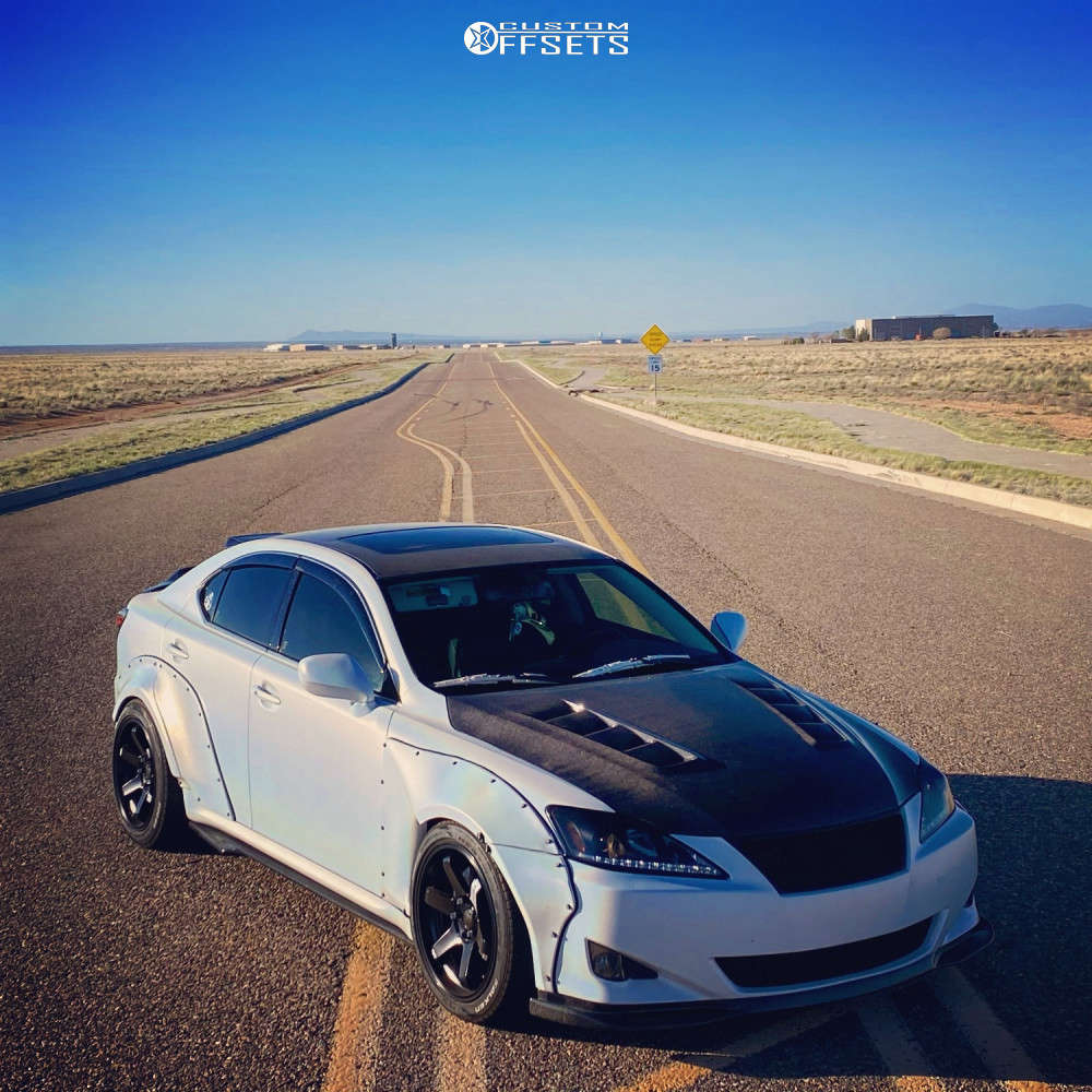 2006 Lexus IS350 with 18x8.5 30 ESR Sr07 and 225/40R18 Falken Pro G5 ...