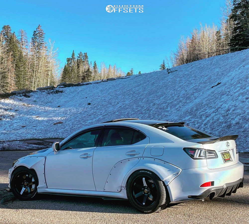 2006 Lexus IS350 with 18x8.5 30 ESR Sr07 and 225/40R18 Falken Pro G5 ...