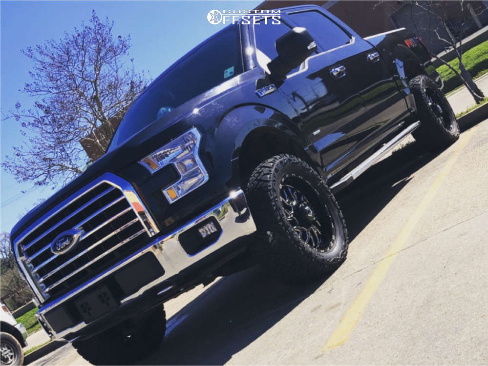 2015 Ford F-150 with 20x10 -24 TIS 544BM and 33/12.5R20 Venom Power ...
