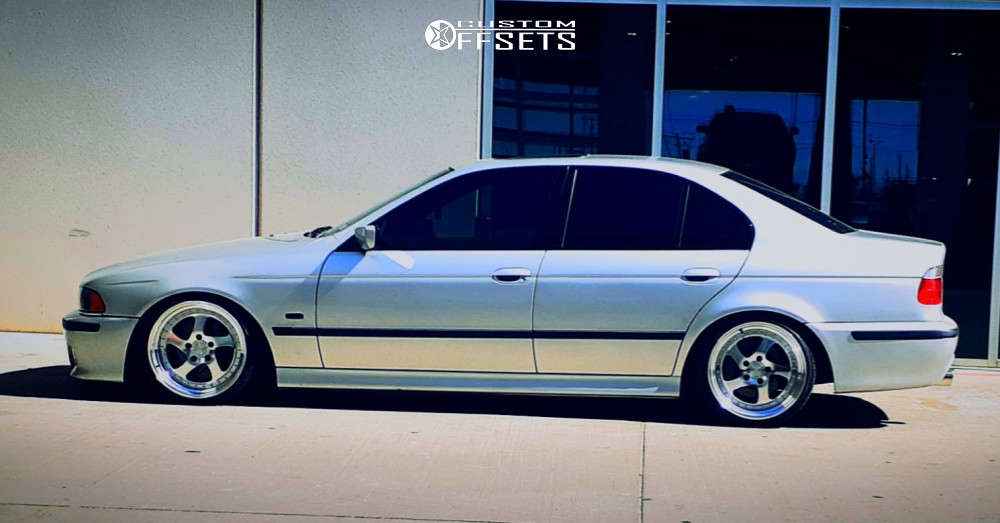 2003 BMW 540i with 18x9.5 22 ESR Sr02 and 215/35R18 Achilles ATR Sport ...