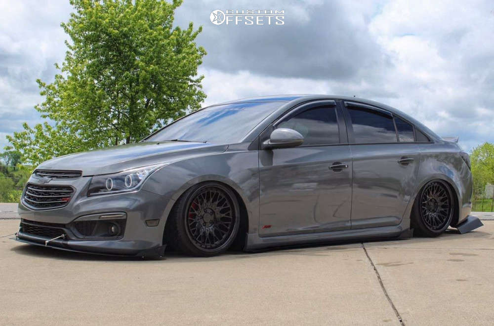 2015 Chevrolet Cruze with 18x9.5 38 VIP Modular Vrc110 and 215/35R18 ...