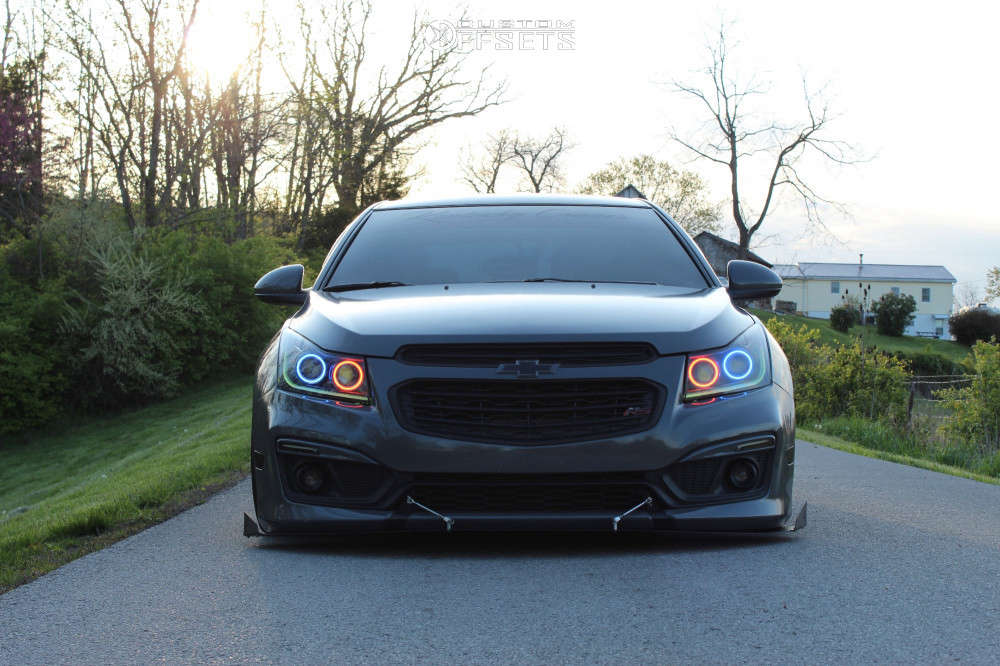 2015 Chevrolet Cruze with 18x9.5 38 VIP Modular Vrc110 and 215/35R18 ...