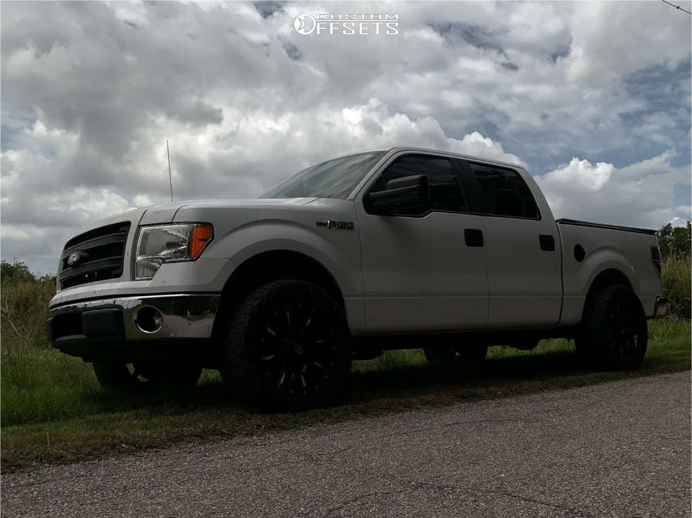 2013 Ford F-150 with 20x10 -19 Fuel Nutz D541 and 305/55R20 Nitto Ridge ...