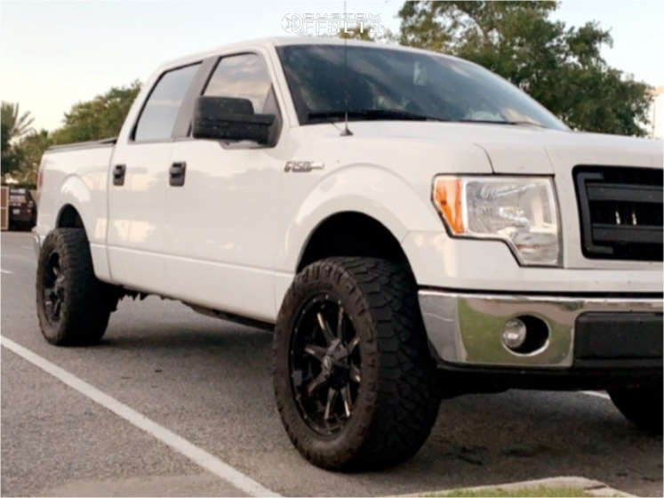 2013 Ford F-150 with 20x10 -19 Fuel Nutz D541 and 305/55R20 Nitto Ridge ...