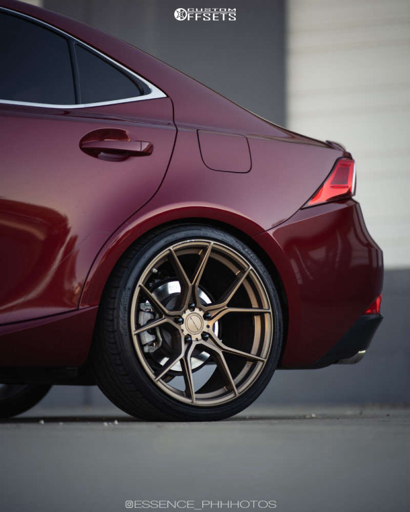2015 Lexus IS250 with 19x8.5 -9 Stance Sf-07 and 235/35R19 Toyo Tires ...