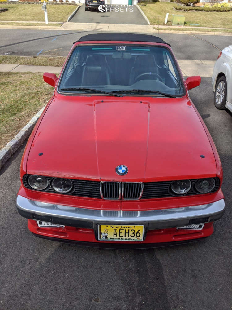 1987 BMW 325i Wheel Offset Nearly Flush Lowering Springs | 1085381 ...