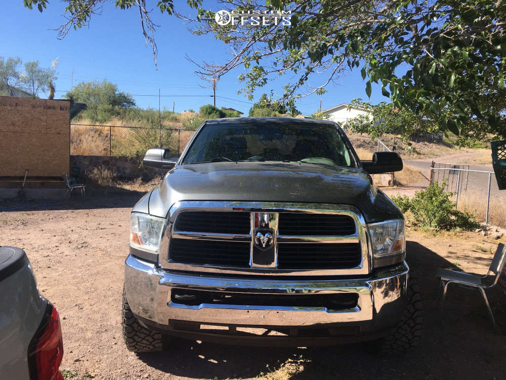 2011 Ram 2500 with 20x12 -44 Work Fallout and 33/12.5R20 Kenda Klever R ...
