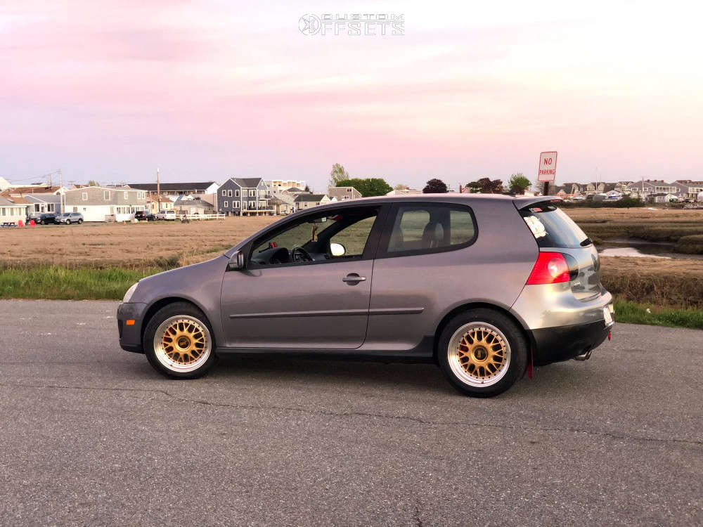 2007 Volkswagen GTI with 17x8.5 20 ESM Esm-004m and 245/45R17 Milestar ...