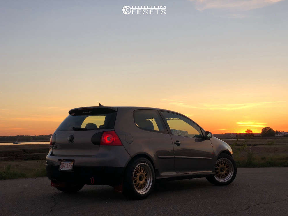 2007 Volkswagen GTI with 17x8.5 20 ESM Esm-004m and 245/45R17 Milestar ...