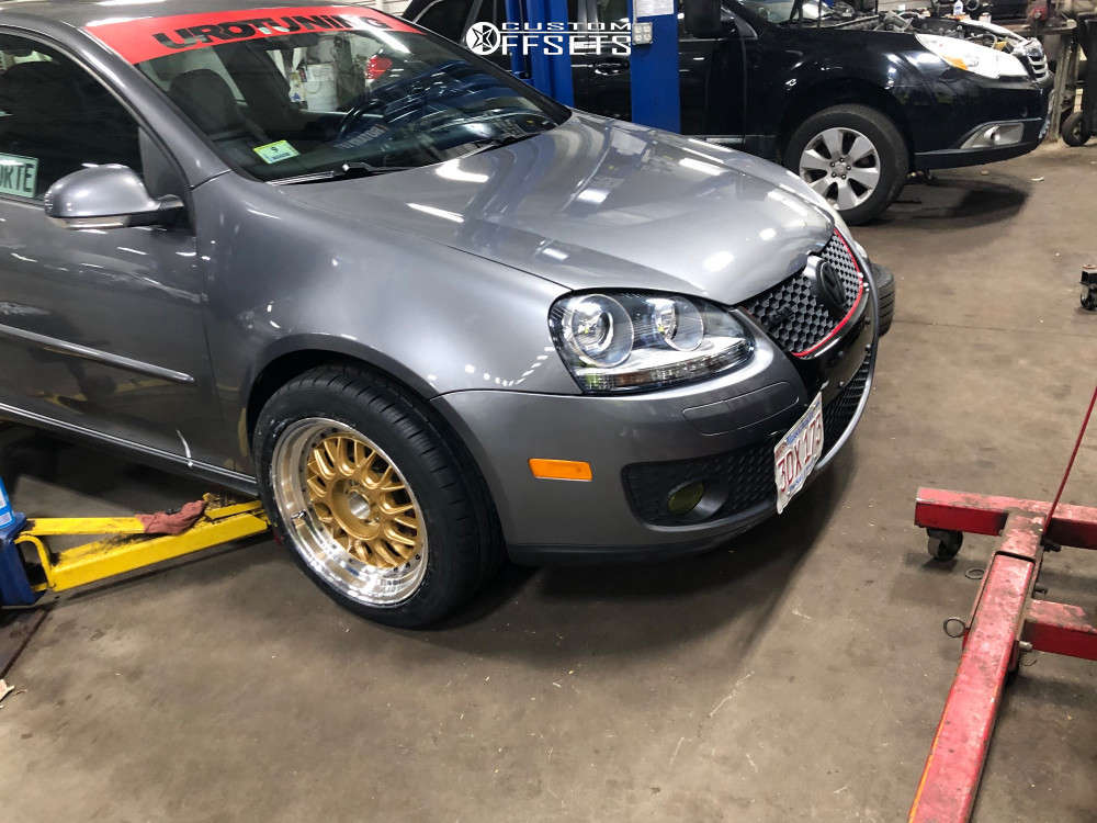 2007 Volkswagen GTI with 17x8.5 20 ESM Esm-004m and 245/45R17 Milestar ...