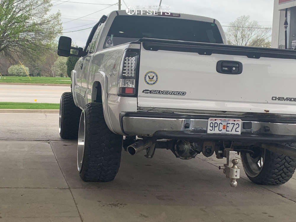 2003 Chevrolet Silverado 1500 with 24x14 -76 TIS Forged 544 and 33/12 ...