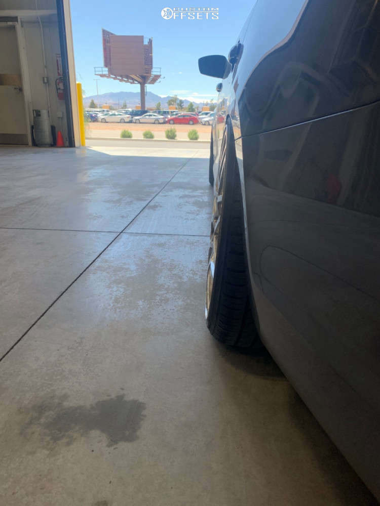 2015 Volkswagen Jetta with 18x8.5 45 Rotiform Blq and 215/35R18 Lexani ...