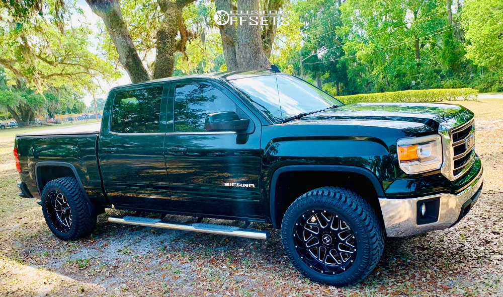 2015 GMC Sierra 1500 with 20x10 -19 Hostile Sprocket and 33/12.5R20 ...