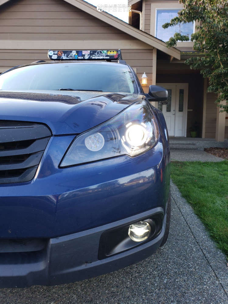 2010 Subaru Outback with 17x8 38 Method Mr502 and 225/65R17 Yokohama ...