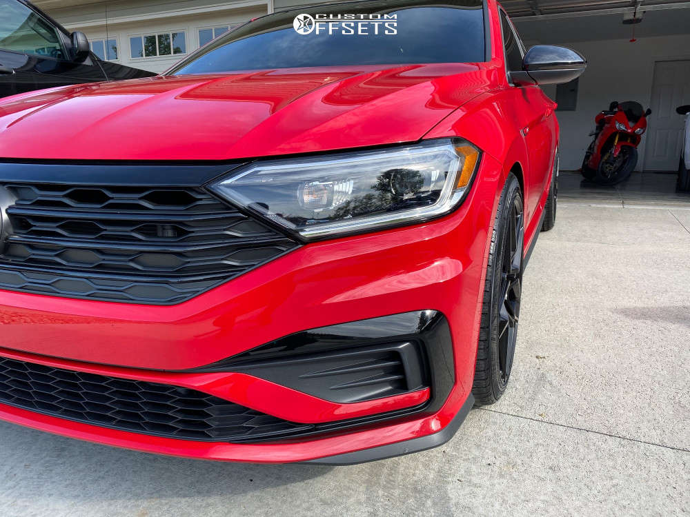 2019 Volkswagen Jetta with 19x8.5 35 Rohana Rfx11 and 225/40R19 Kumho ...