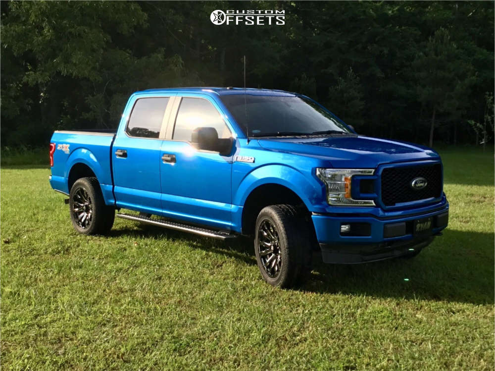 2019 Ford F-150 with 20x9 20 Fuel Blitz and 275/55R20 Hankook Dynapro ...