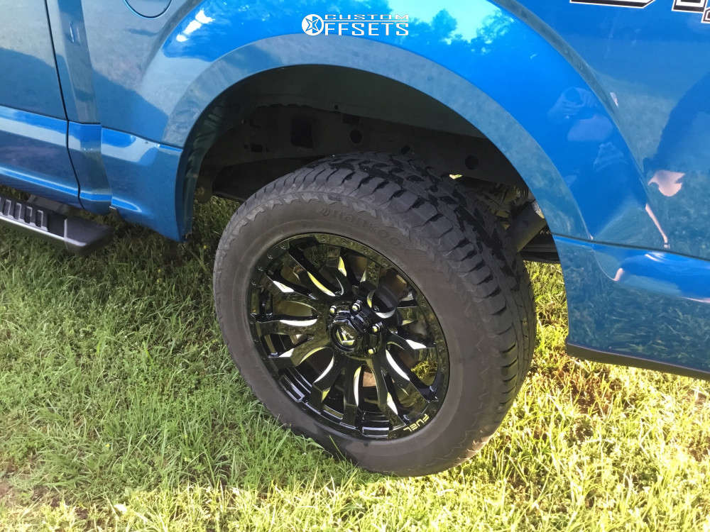 2019 Ford F-150 with 20x9 20 Fuel Blitz and 275/55R20 Hankook Dynapro ...