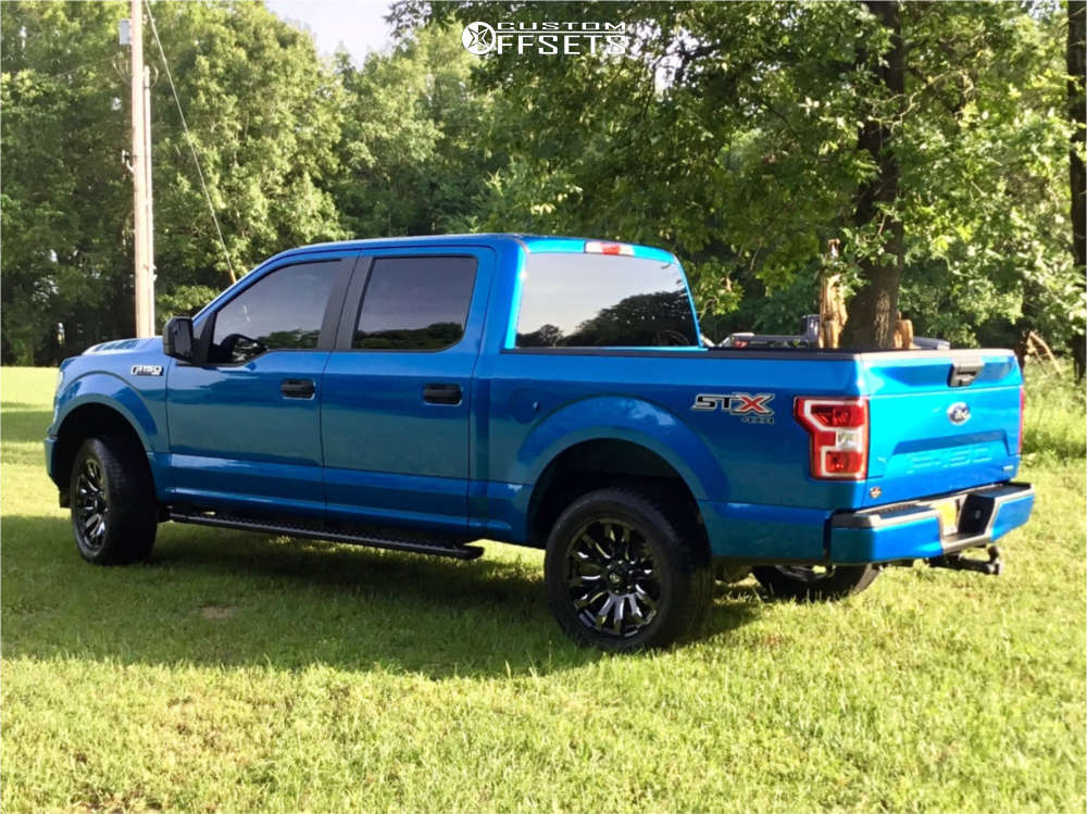 2019 Ford F-150 with 20x9 20 Fuel Blitz and 275/55R20 Hankook Dynapro ...
