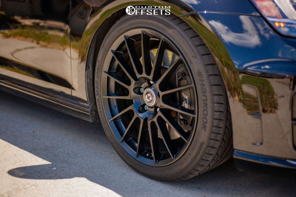 2016 Volkswagen Golf R with 18x8.5 47 HRE Ff15 and 235/40R18 Hankook ...