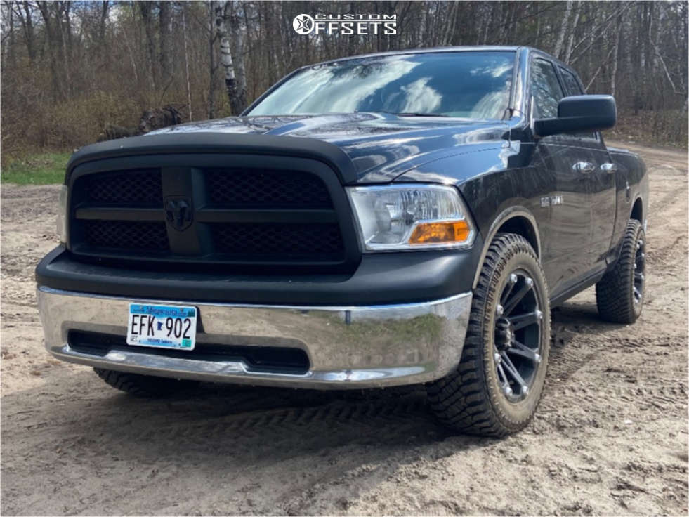 2010 Dodge Ram 1500 with 20x9 -12 Ballistic Jester and 285/55R20 Atturo ...