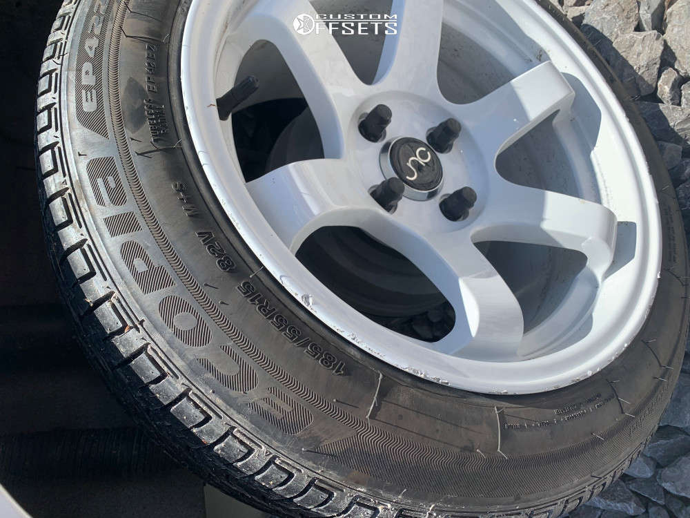 2020 Chevrolet Spark with 15x8 25 JNC JNC014 and 185/55R15 Bridgestone ...