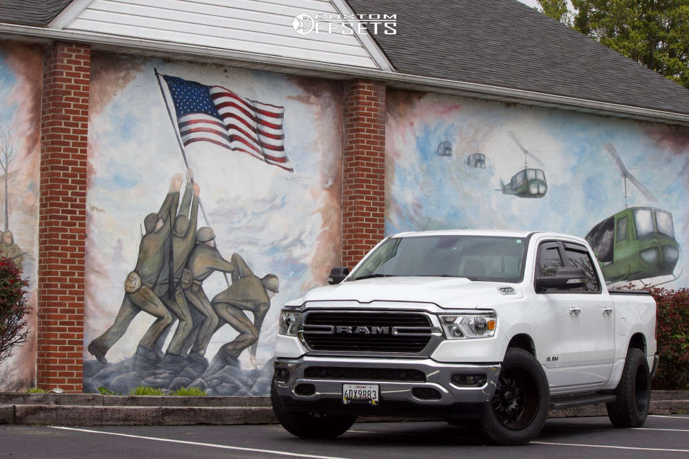 2019 Ram 1500 with 20x10 -18 Ultra Hunter and 285/55R20 Nitto Terra ...
