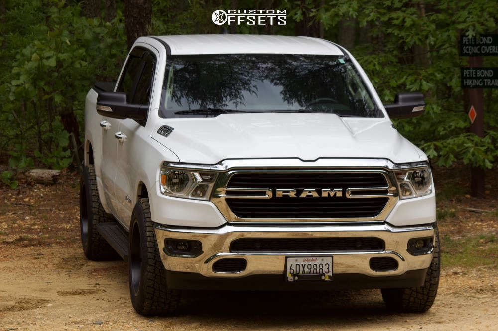 2019 Ram 1500 with 20x10 -18 Ultra Hunter and 285/55R20 Nitto Terra ...