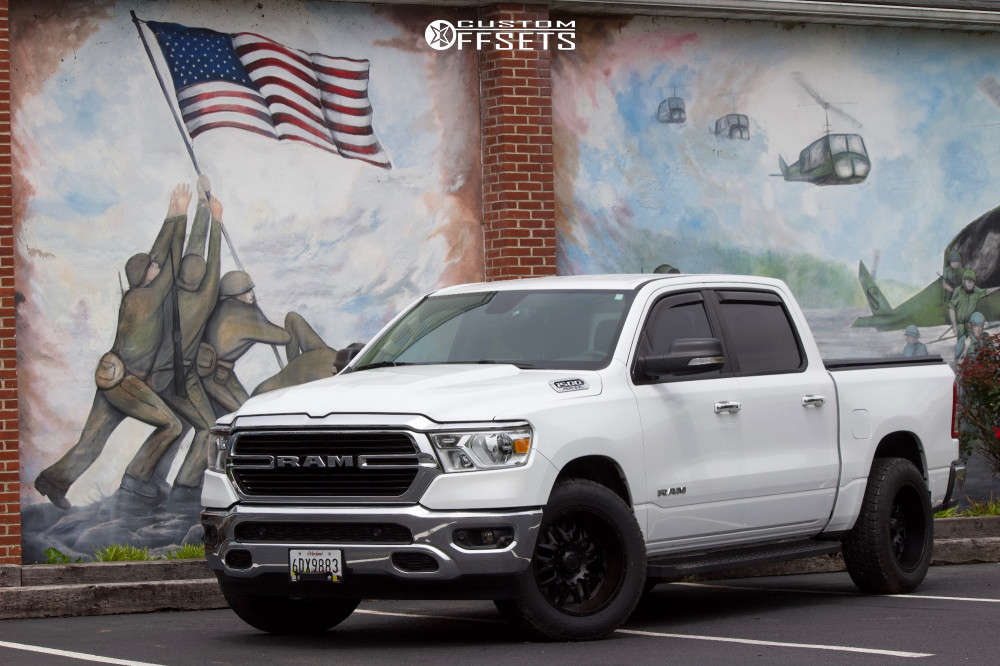 2019 Ram 1500 with 20x10 -18 Ultra Hunter and 285/55R20 Nitto Terra ...