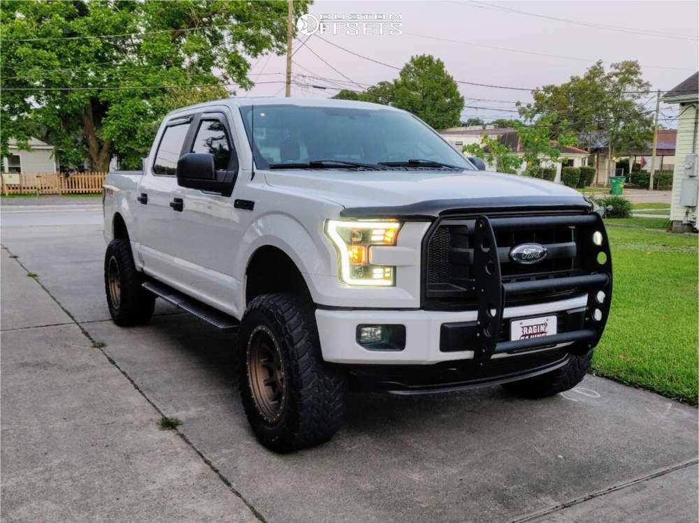 2015 Ford F-150 with 20x10 -24 Method Mr605 and 35/12.5R20 Toyo Tires ...