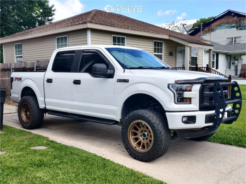 2015 Ford F-150 with 20x10 -24 Method Mr605 and 35/12.5R20 Toyo Tires ...