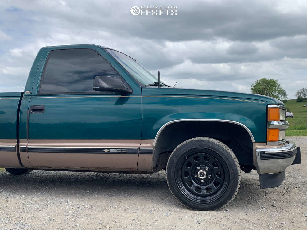 1996 Chevrolet C1500 with 17x9 -12 Vision D Window and 245/45R17 ...