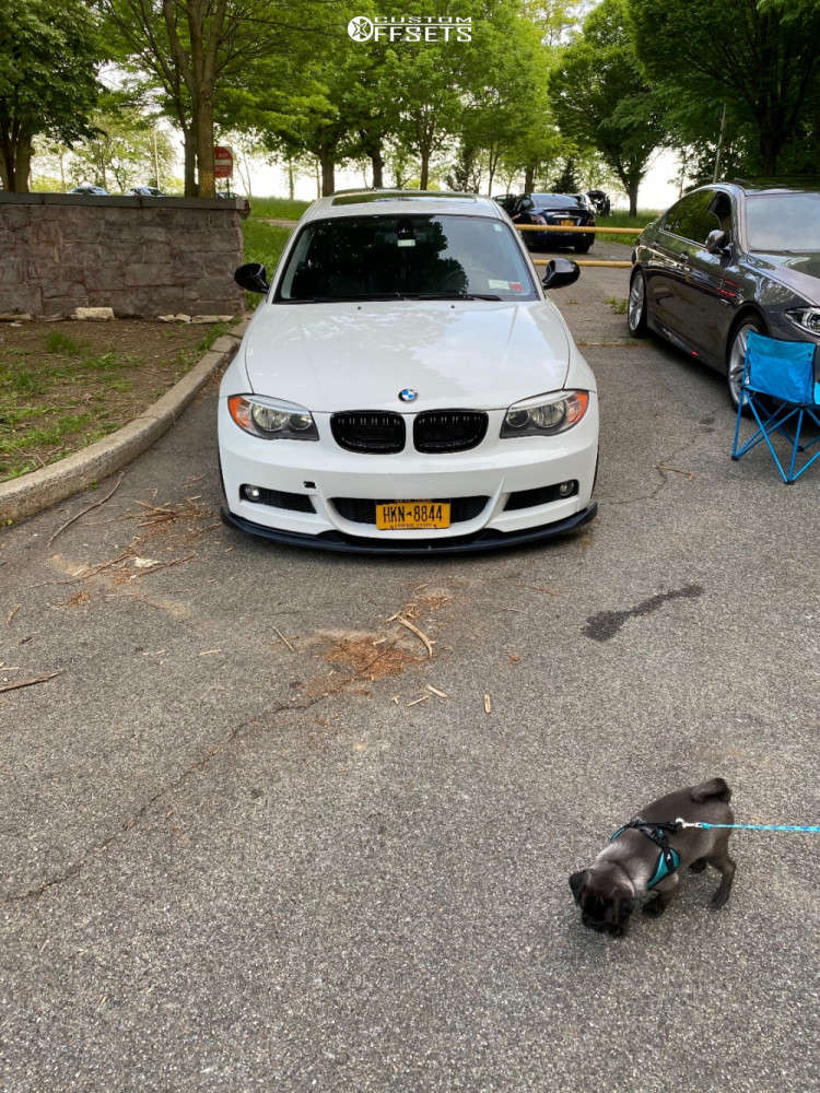 2012 BMW 128i with 18x8.5 35 Aodhan Ds08 and 215/40R18 Nexen N Fera Au7 ...