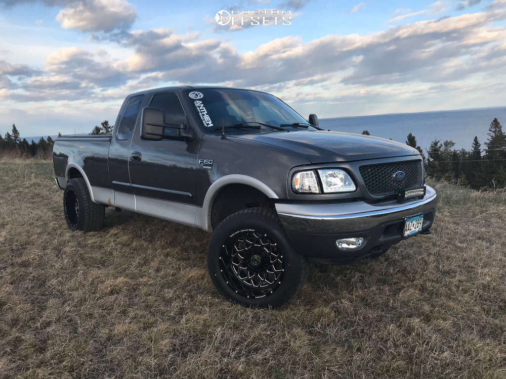 2002 Ford F-150 with 20x12 -44 Anthem Off-Road Avenger and 33/12.5R20 ...