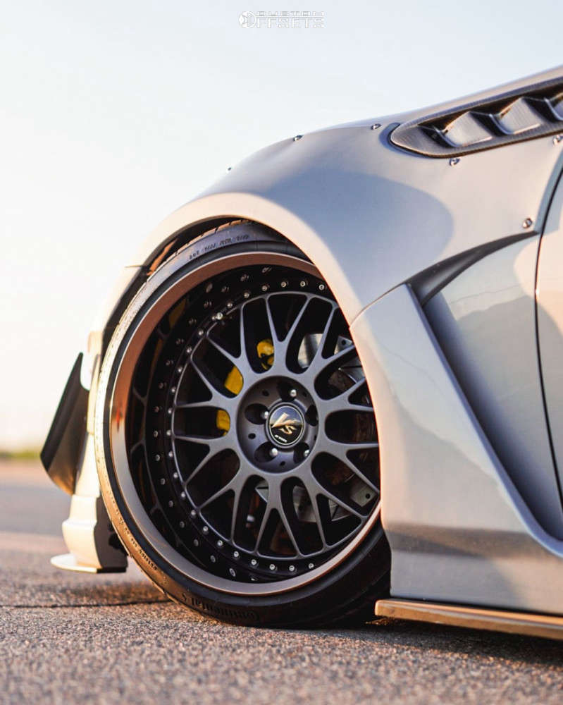 2013 Scion FR-S with 18x9.5 -28 Work VS XX and 215/40R18 Continental ...