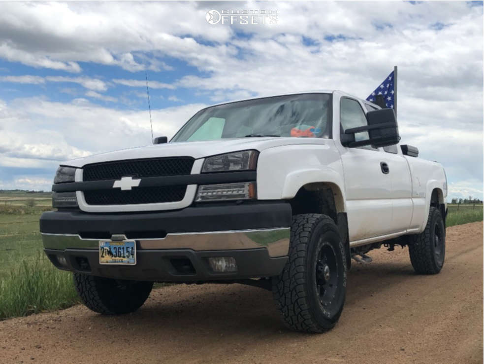 2003 Chevrolet Silverado 2500 HD with 16x8 0 Raceline Assault and 285 ...