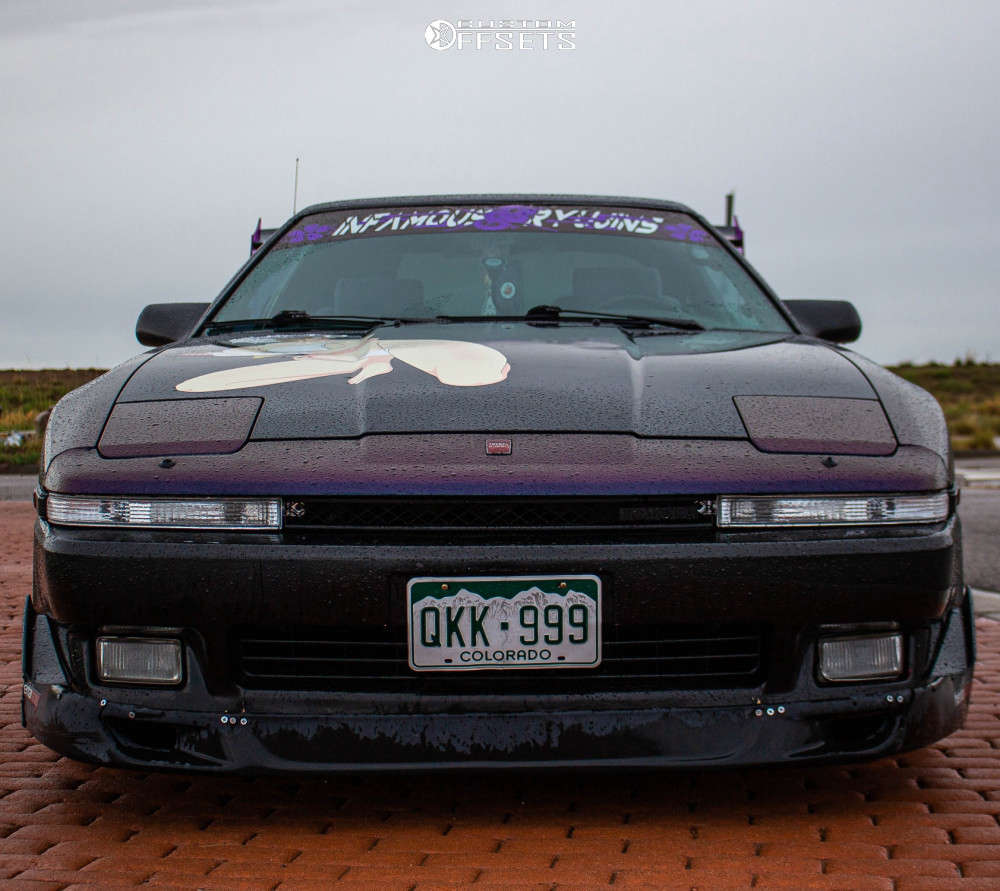 1988 Toyota Supra with 18x9 25 Cosmis Racing Mr7 and 225/40R18 Nitto ...
