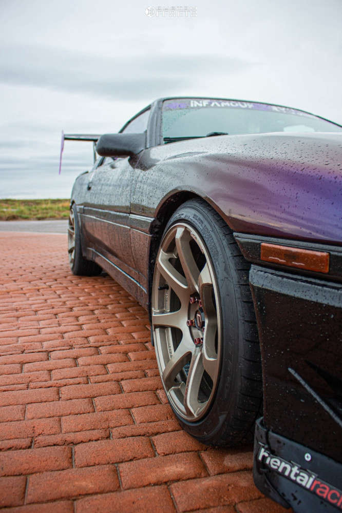 1988 Toyota Supra with 18x9 25 Cosmis Racing Mr7 and 225/40R18 Nitto ...