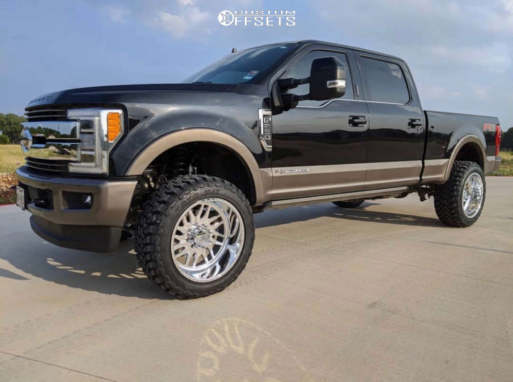 2019 Ford F-250 Super Duty with 22x12 -40 American Force Redd Ss and 35 ...