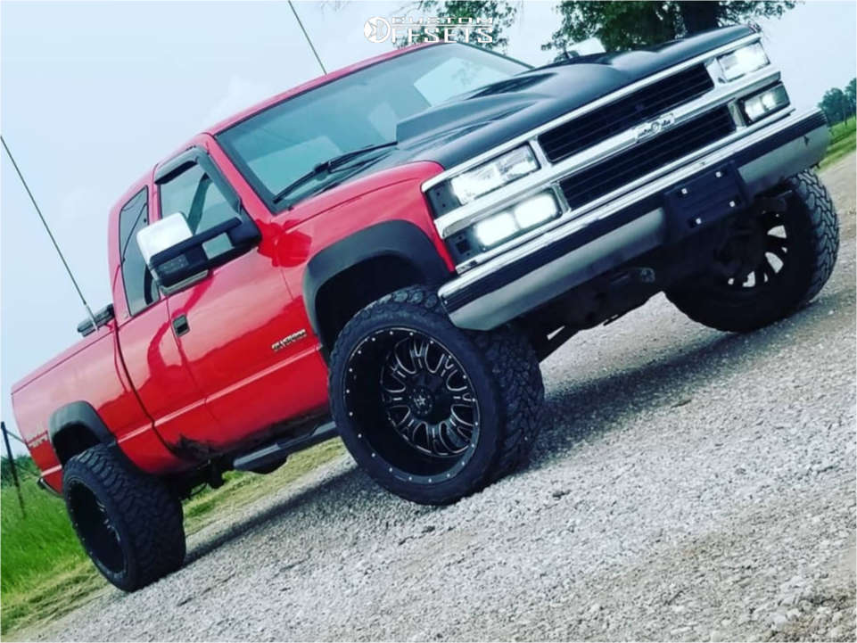 1998 Chevrolet K2500 with 22x12 -44 RBP Assassin and 33/12.5R22 Toyo ...