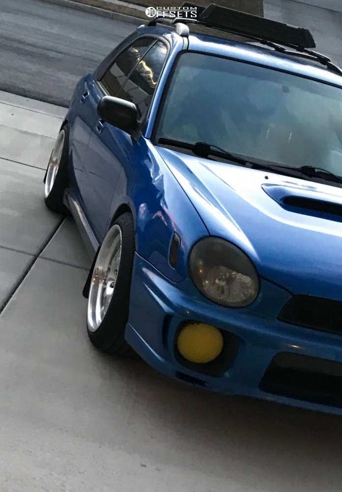 2002 Subaru WRX with 18x9.5 30 Klutch Sl14 and 245/45R18 Barum All ...