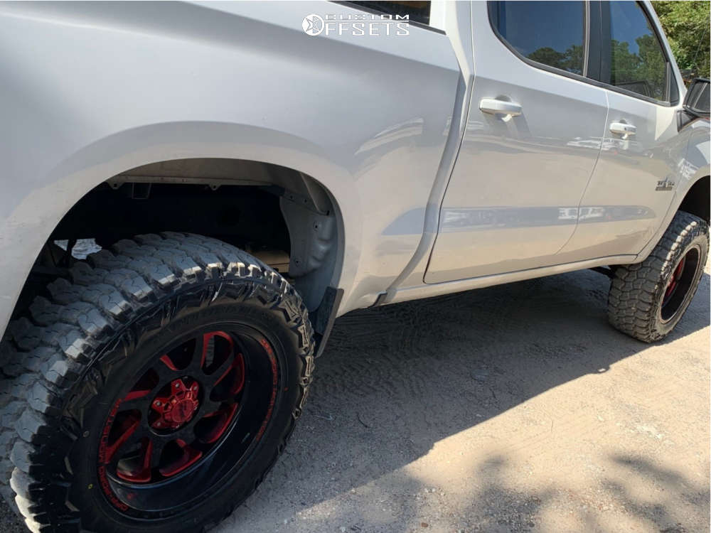 2020 Chevrolet Silverado 1500 with 20x10 -19 Monster Offroad M22 and 35 ...