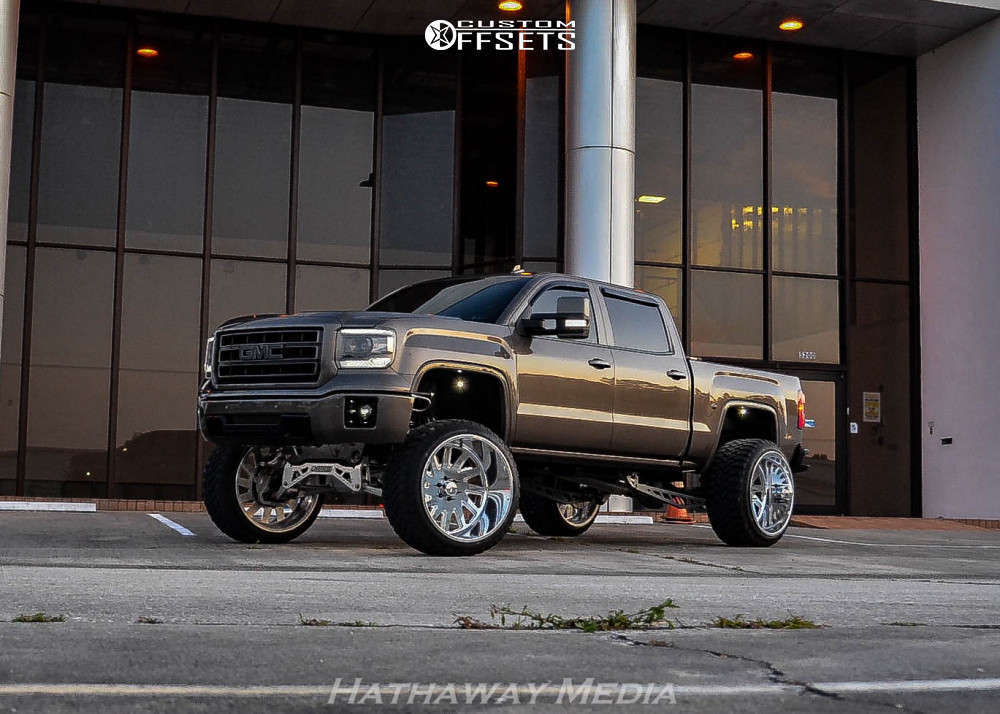 2014 GMC Sierra 1500 with 26x16 -101 American Force Aka Ss and 37/13 ...