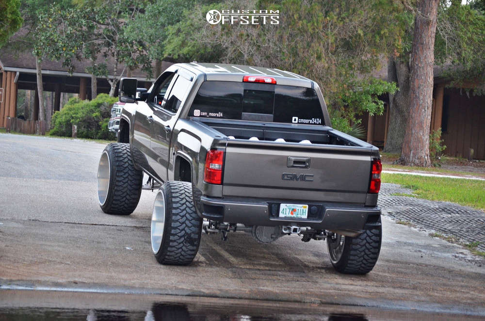 2014 GMC Sierra 1500 with 26x16 -101 American Force Aka Ss and 37/13 ...