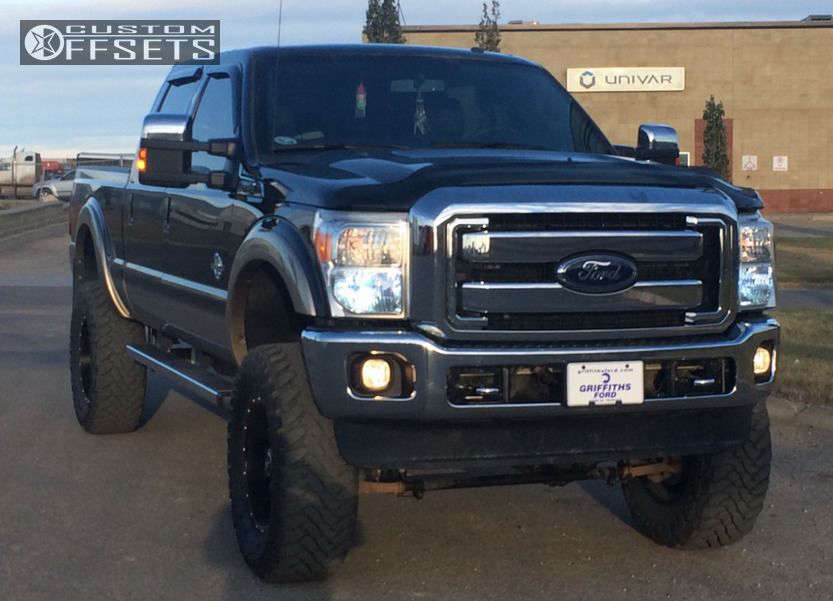 2014 Ford F-350 Super Duty with 20x10 -19 BMF Novakane and 38/13.5R20 ...