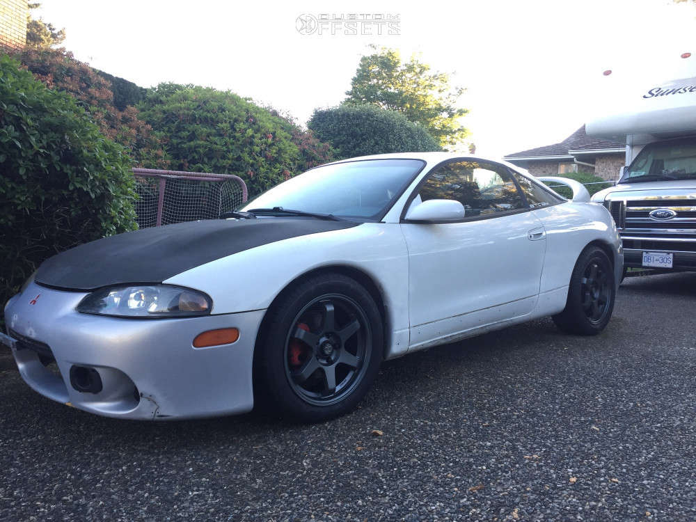 1997 Mitsubishi Eclipse Wheel Offset Nearly Flush Coilovers | 1093164 ...