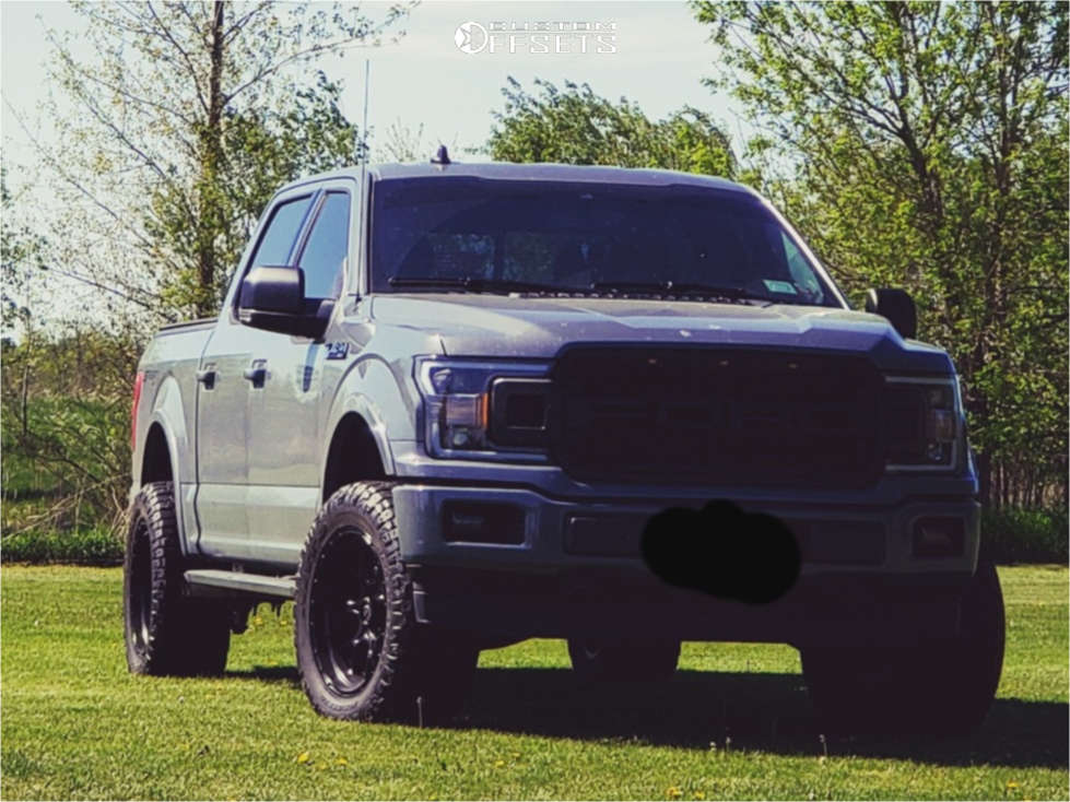 2019 Ford F-150 with 20x10 -18 Fuel Tech and 33/12.5R20 Nitto Ridge ...