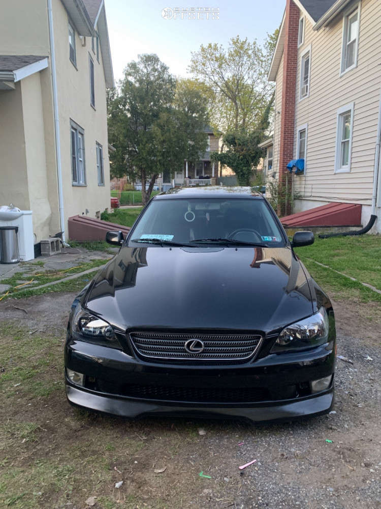 2001 Lexus IS300 with 17x9 30 MB Wheels Battles and 235/40R17 Nankang ...
