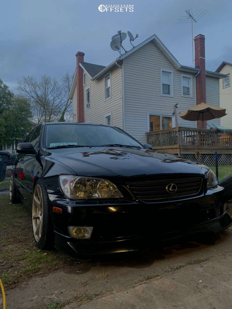 2001 Lexus IS300 with 17x9 30 MB Wheels Battles and 235/40R17 Nankang ...