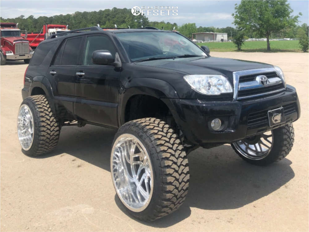 2007 Toyota 4Runner with 26x16 -100 TIS Forged F51p1 and 37/13.5R26 RBP ...