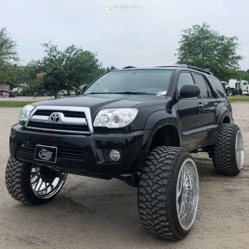 2007 Toyota 4Runner with 26x16 -100 TIS Forged F51p1 and 37/13.5R26 RBP ...